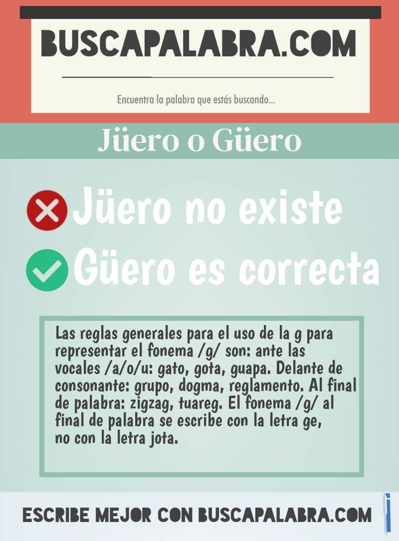 Cómo se escribe güera [Actualizado 2025]