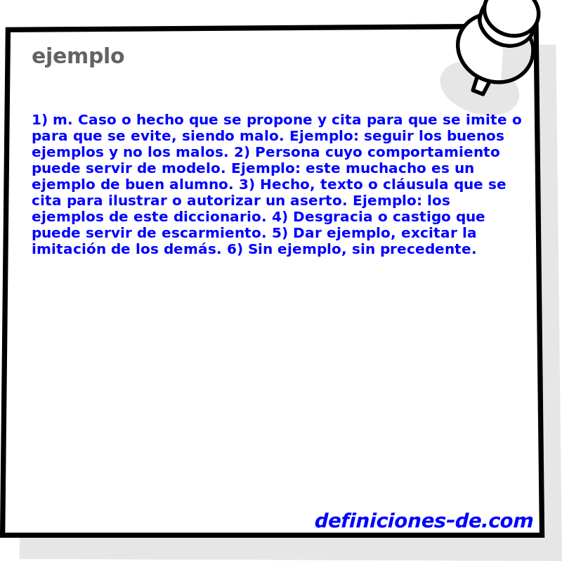¿Qué significa Ejemplos? [Actualizado 2025]